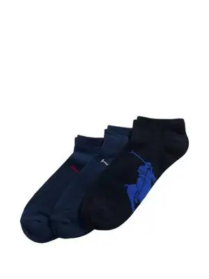 Polo Ralph Lauren Pony-motif Ankle Socks - Blue