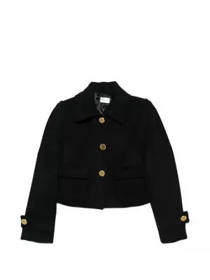 P.a.r.o.s.h Button-up Cropped Jacket - Black