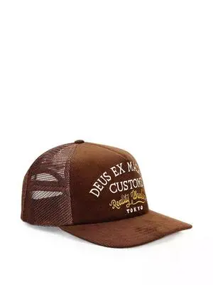 Deus Ex Machina Marsden Corduroy Mesh-panel Cap - Brown