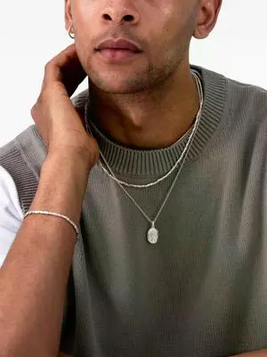 DOWER & HALL Rice Nomad Nugget™ Necklace - Silver
