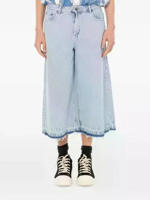 GARCIAS Papacito Crystal-embellished Denim Shorts