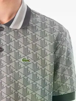 Lacoste Monogram-print Polo Shirt
