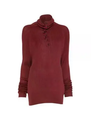Y’s Ribbed Sweater - Red