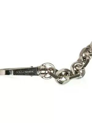 Dolce & Gabbana Dg-logo Pearl-embellished Shoulder Strap