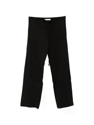 Gimaguas Delya Drawstring Straight-leg Trousers - Black