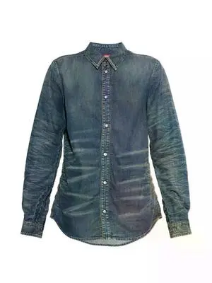 DIESEL® Faded Whiskered Shirt - Blue