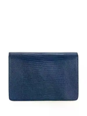 Elisabetta Franchi Lizard-effect Logo-plaque Cross Body Bag
