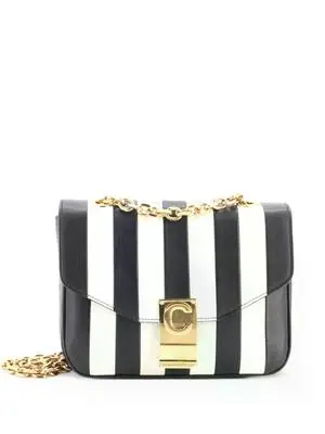 Celine C Bag Printed Leather Small Shoulder Bag