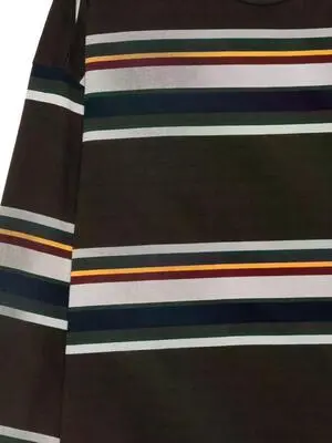 JUUN.J Striped Long-sleeve T-shirt - Brown