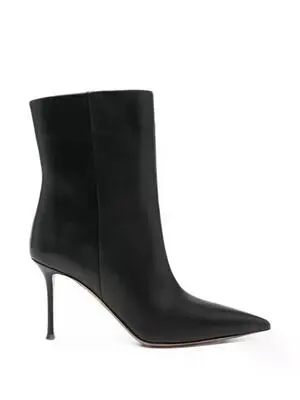 AQUAZZURA Pointed-toe Stiletto-heel Boots - Black