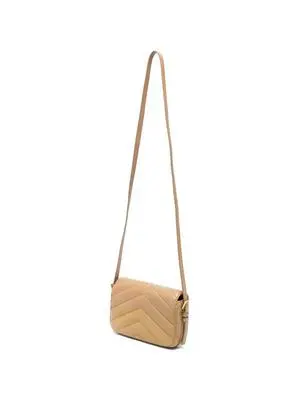 Saint Laurent Loulou Quilted Leather Cross Body Bag