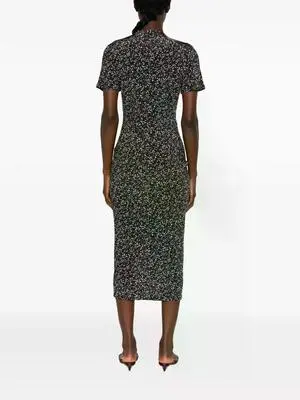 MAR DE MARGARITAS Floral-print Ruched Dress