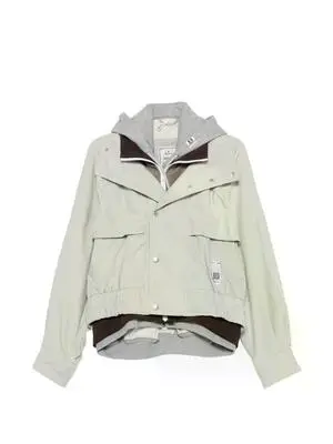 Mihara Yasuhiro Layered Hooded Jacket - Grey