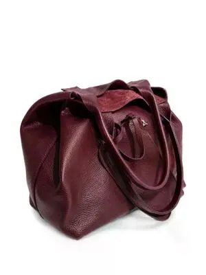 IACUCCI Pebbled Leather Tote Bag