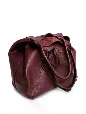 IACUCCI Pebbled Leather Tote Bag