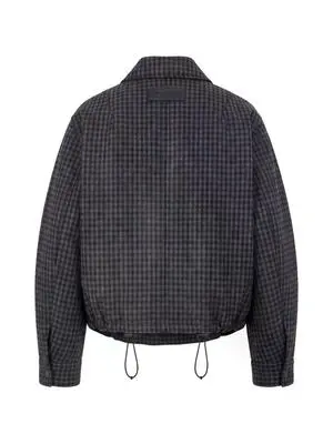 Loewe Gingham-check Wool Jacket