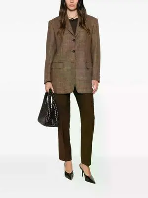 Tagliatore Prince Of Wales Check Single-breasted Blazer - Neutrals