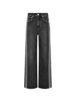 Rag & Bone Miramar Side-stripe Jeans - Black