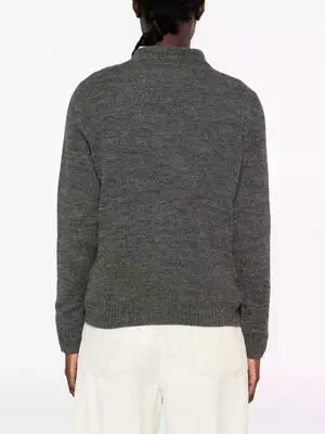Max Mara Nitra Rabbit-intarsia Knitted Sweater