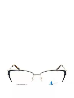 J. LANDON Cat-eye Frame Glasses - Black