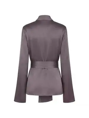 Rick Owens Laura Belted Wrap Top
