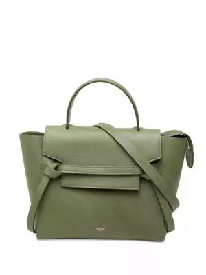 Celine 2009 Micro Grained Calfskin Belt Bag Satchel