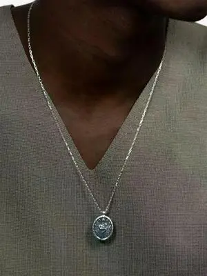 DOWER & HALL Snake-pendant Necklace - Silver