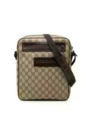 Gucci 2000-2015 Gg Supreme Crossbody Bag - Neutrals