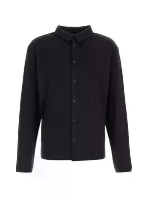 Giorgio Armani Long-sleeve Cashmere Shirt - Black