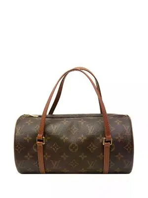 LOUIS VUITTON 1998 Monogram Papillon 26 Handbag - Brown