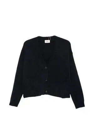 Max Mara Filmato Ribbed-knit Cardigan - Blue