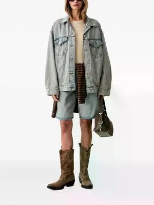 LEVI'S Washed Denim Shorts - Blue