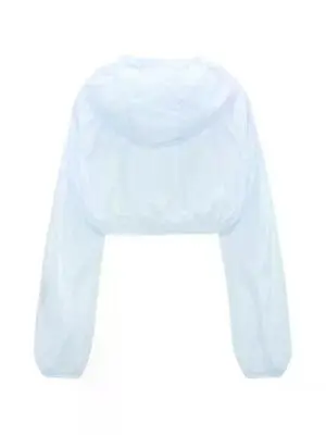 Dorothee Schumacher Ruffled Hooded Shrug