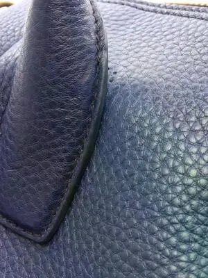Prada 2010-2026 Vitello Daino Sacca 2 Manici Convertible Tote Satchel - Blue