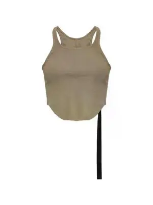 Rick Owens Ribbed-knit Crop Top - Neutrals