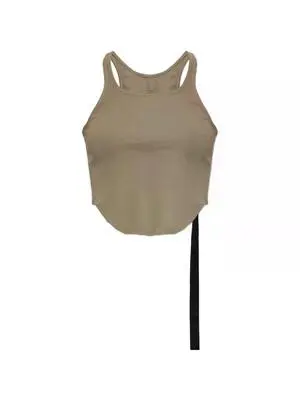 Rick Owens Ribbed-knit Crop Top - Neutrals