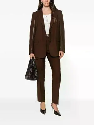 Fabiana Filippi Bead-embellished Single-breasted Blazer - Brown