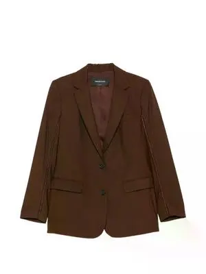 Fabiana Filippi Bead-embellished Single-breasted Blazer - Brown
