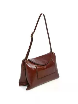 WANDLER Penelope Leather Shoulder Bag - Brown