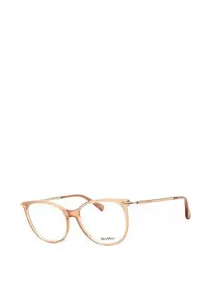 Max Mara Round-frame Glasses - Neutrals