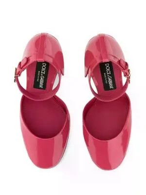 Dolce & Gabbana Patent-leather Platform Pumps