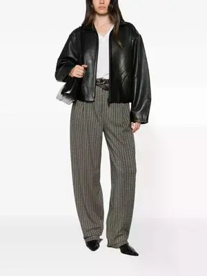 Fabiana Filippi Check Pleated Trousers