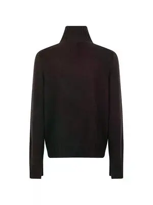 ALLUDE Ribbed-knit Roll-neck Sweater