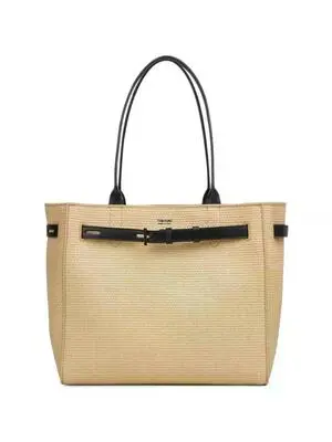 TOM FORD Audrey Buckled Tote Bag - Neutrals