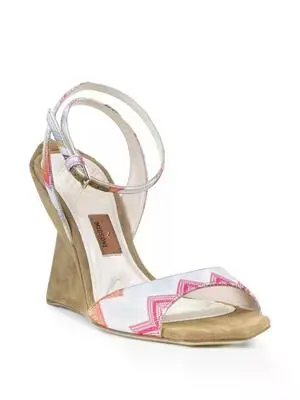 Missoni Zigzag-print Wedge Sandals