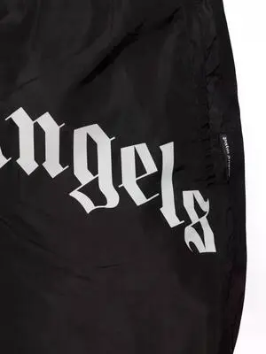 Palm Angels Logo-print Swim Shorts