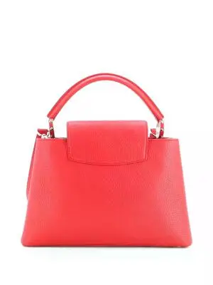 LOUIS VUITTON Capucines Bag Leather Pm Satchel