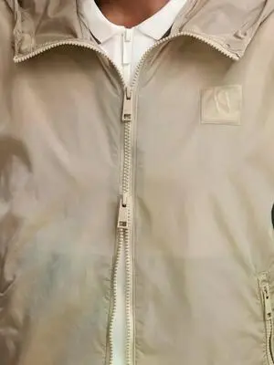 Armani Exchange Hooded Logo-patch Jacket