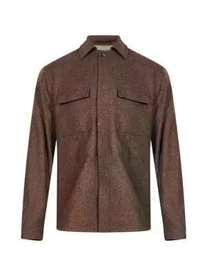 Eleventy Pleated-detail Two-piece Suit - Brown
