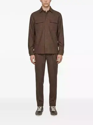 Eleventy Pleated-detail Two-piece Suit